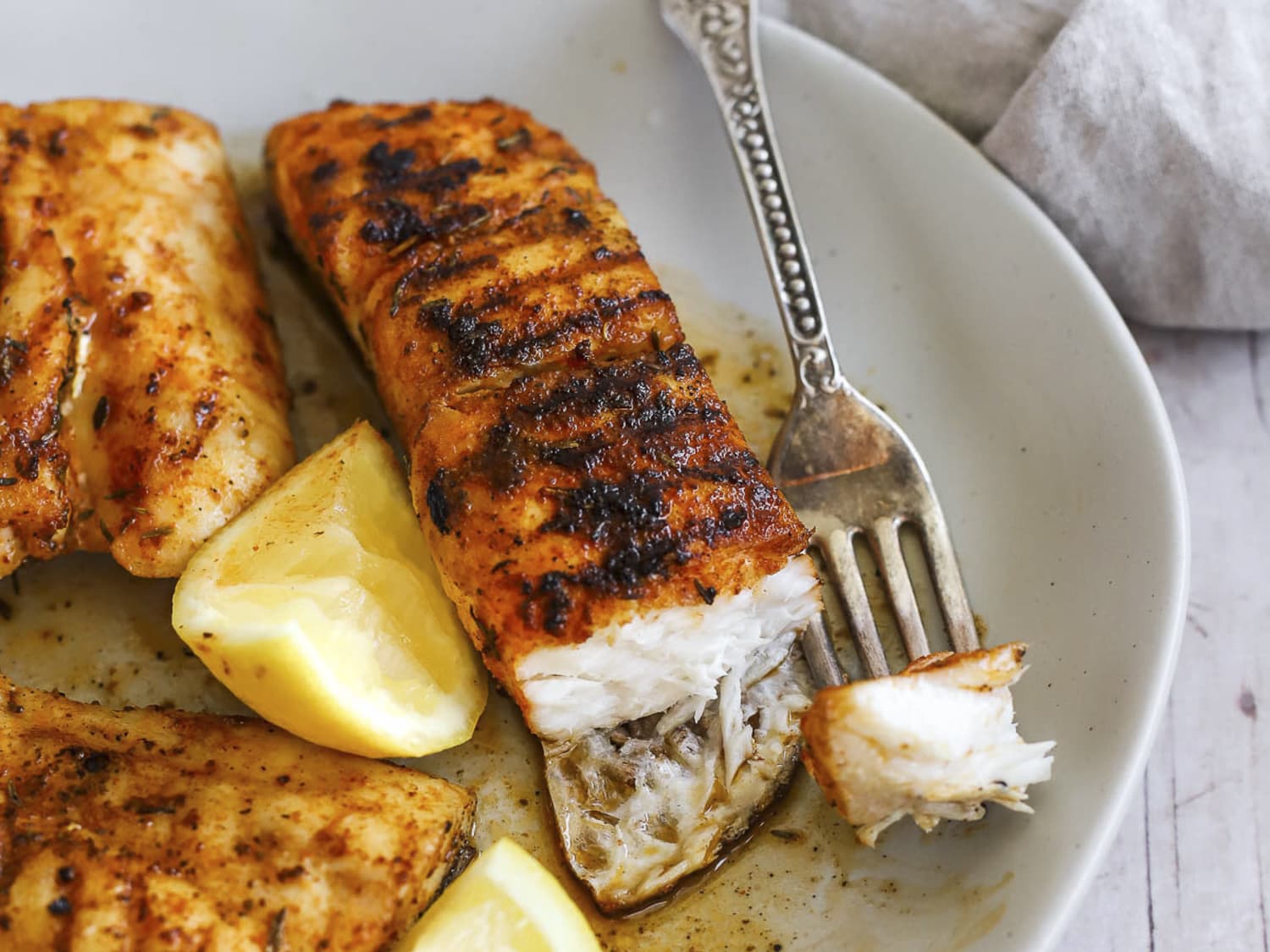 Grilled fish seasoning store